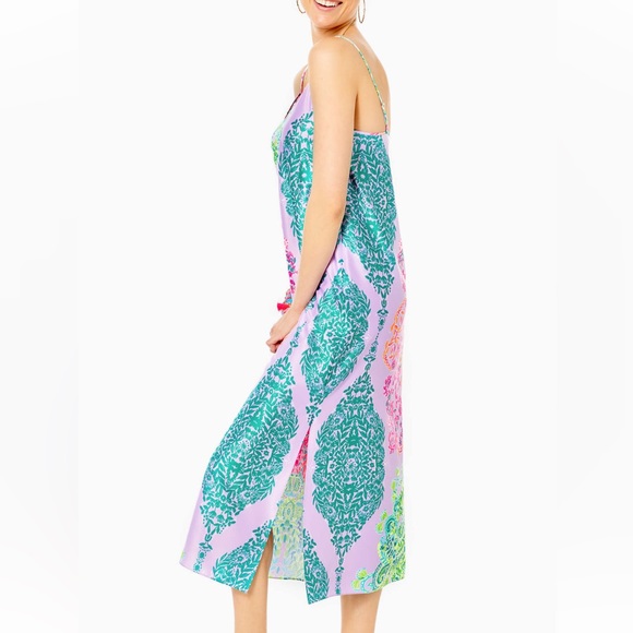 Lilly Pulitzer | Dresses | Lilly Pulitzer Bellalyn Midi Slip Dress ...